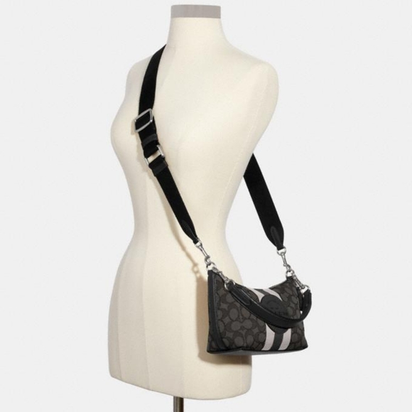 Coach | Bags | Coach Signature Jacquard Shoulder Bag | Poshmark